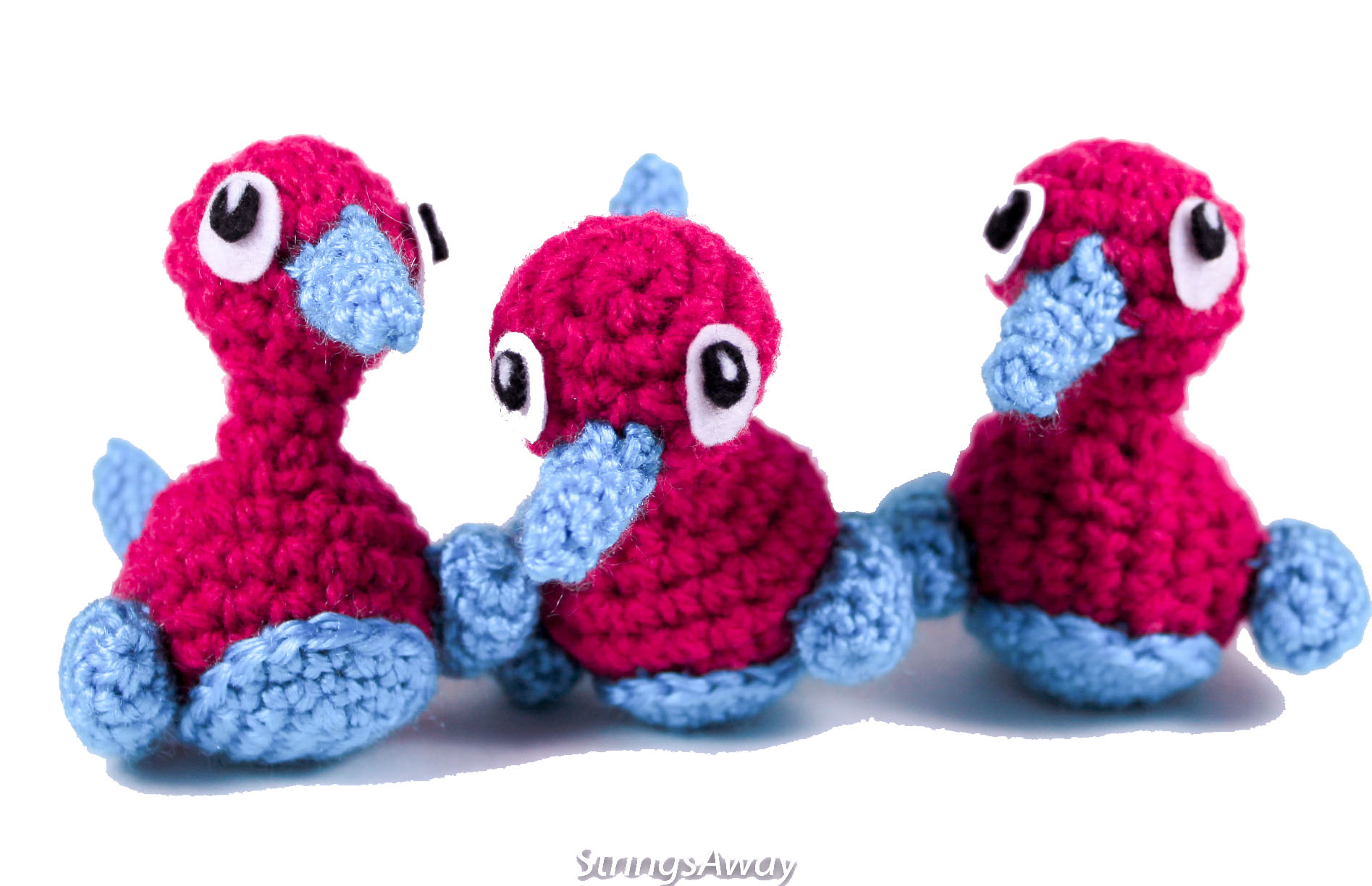 Porygon 2 Amigurumi Pattern Pokemon Crochet | Strings Away